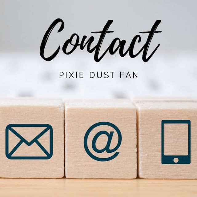 Pixie Dust Fan - Contact Us