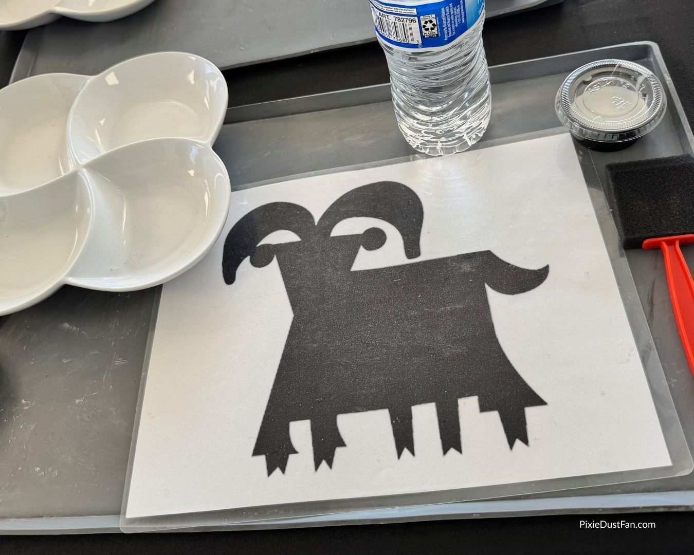 Creating My Own 5 Legged Goat Mosaic at Walt Disney World